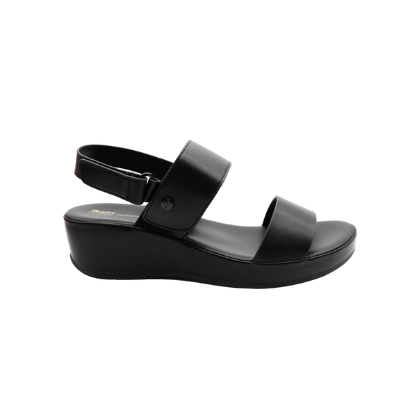 Bata Comfit Women Black Sandal – BATA (MYANMAR)