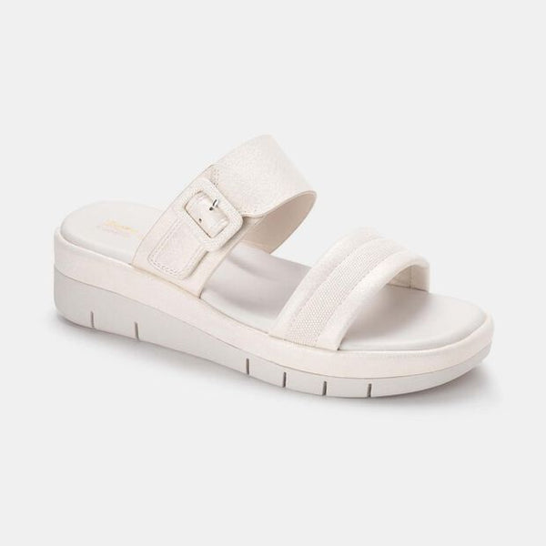 Bata Comfit Women Off White Sandal – BATA (MYANMAR)