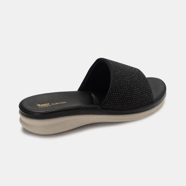 Bata Comfit Women Black Sandal – BATA (MYANMAR)
