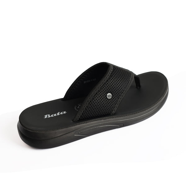 Bata Men Black Sandal – BATA (MYANMAR)
