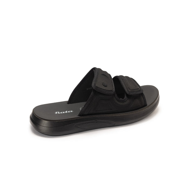 Bata Men Black Sandal – BATA (MYANMAR)